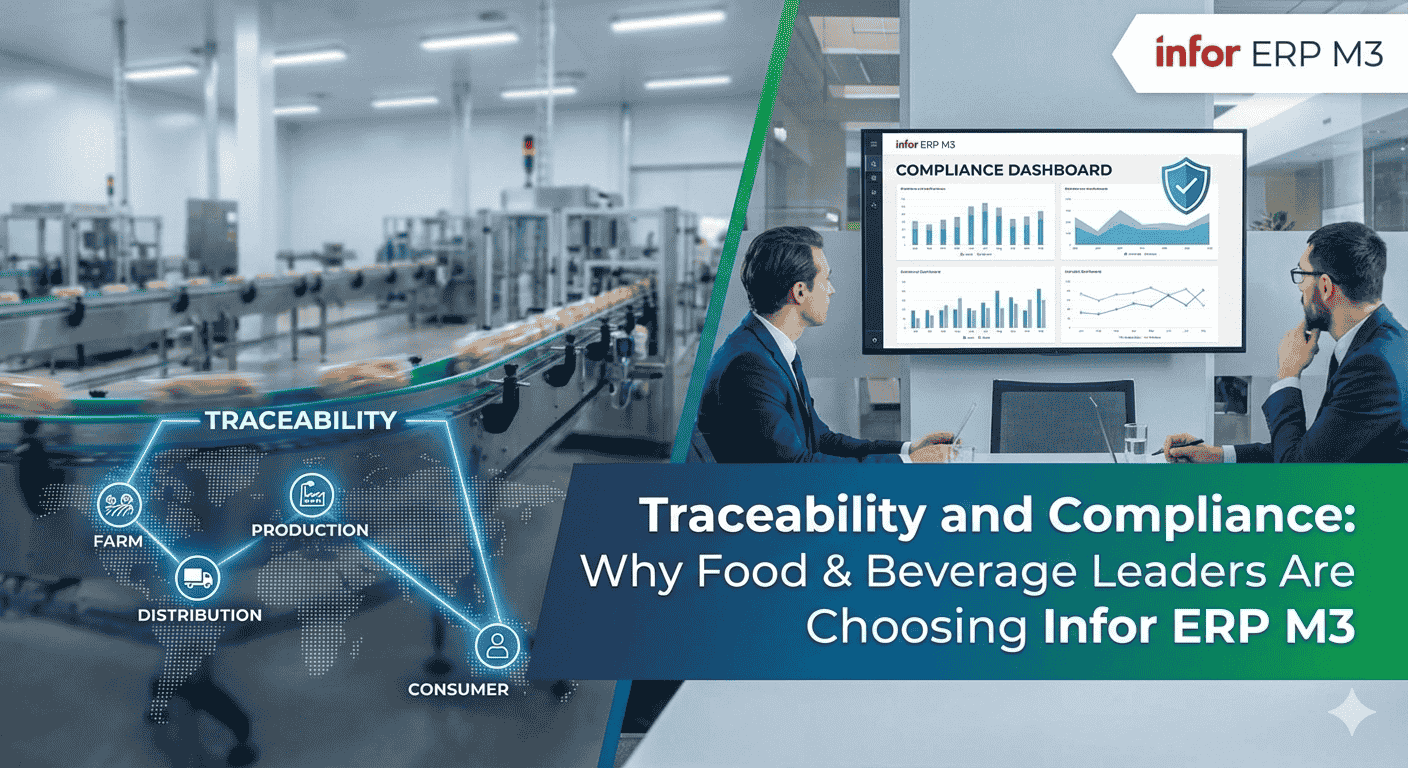 Infor ERP M3 for Food & Beverage Traceability & Compliance